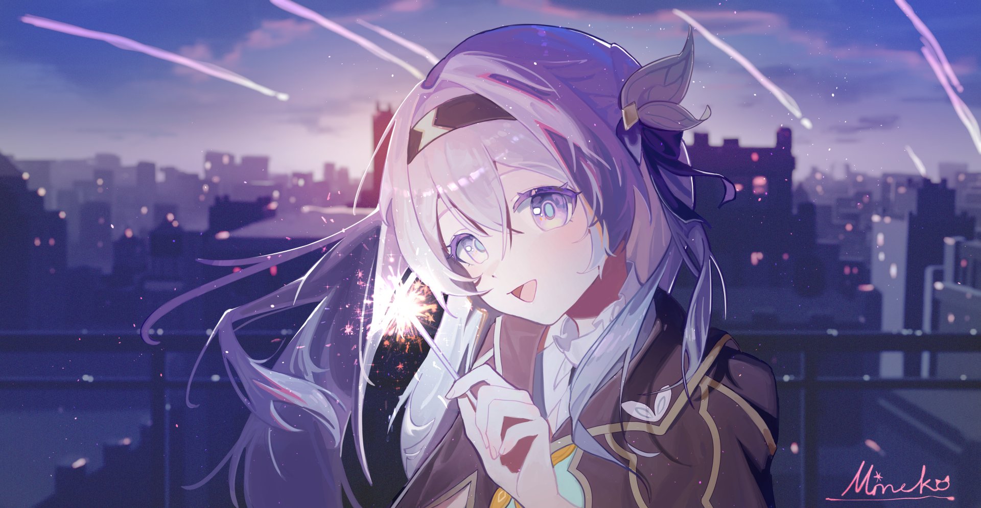 Firefly Radiance: Stunning 4K Honkai Star Rail Wallpaper by 神猫子Mineko