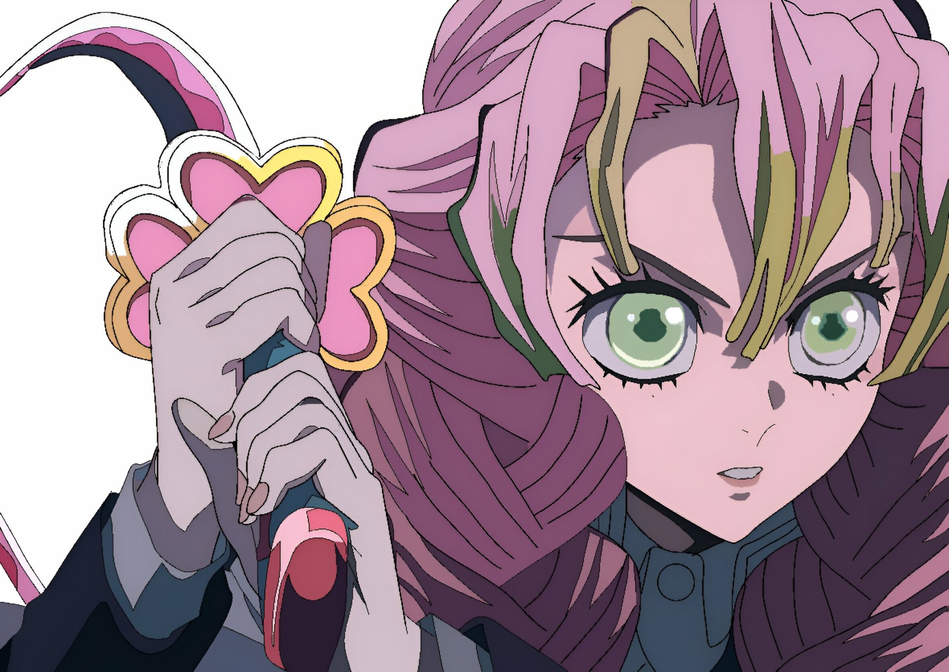 Mitsuri Kanroji – Stunning HD Demon Slayer Anime Wallpaper by 山勝