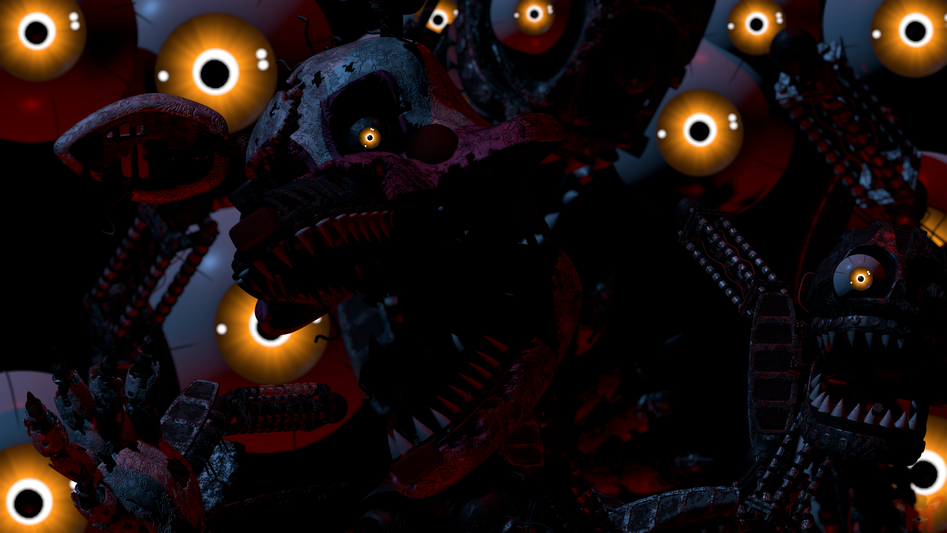 Download Nightmare Mangle (Five Nights At Freddy's) Video Game Five ...