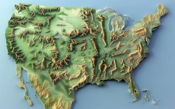 Map Of The Usa - Desktop Wallpapers, Phone Wallpaper, PFP, Gifs, and More!