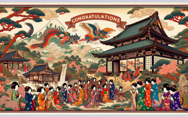 Traditional Japanese Celebration - Congratulations HD Wallpaper by ...