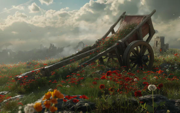 4K Ultra HD Wallpaper of a Majestic Catapult by QuantumCurator