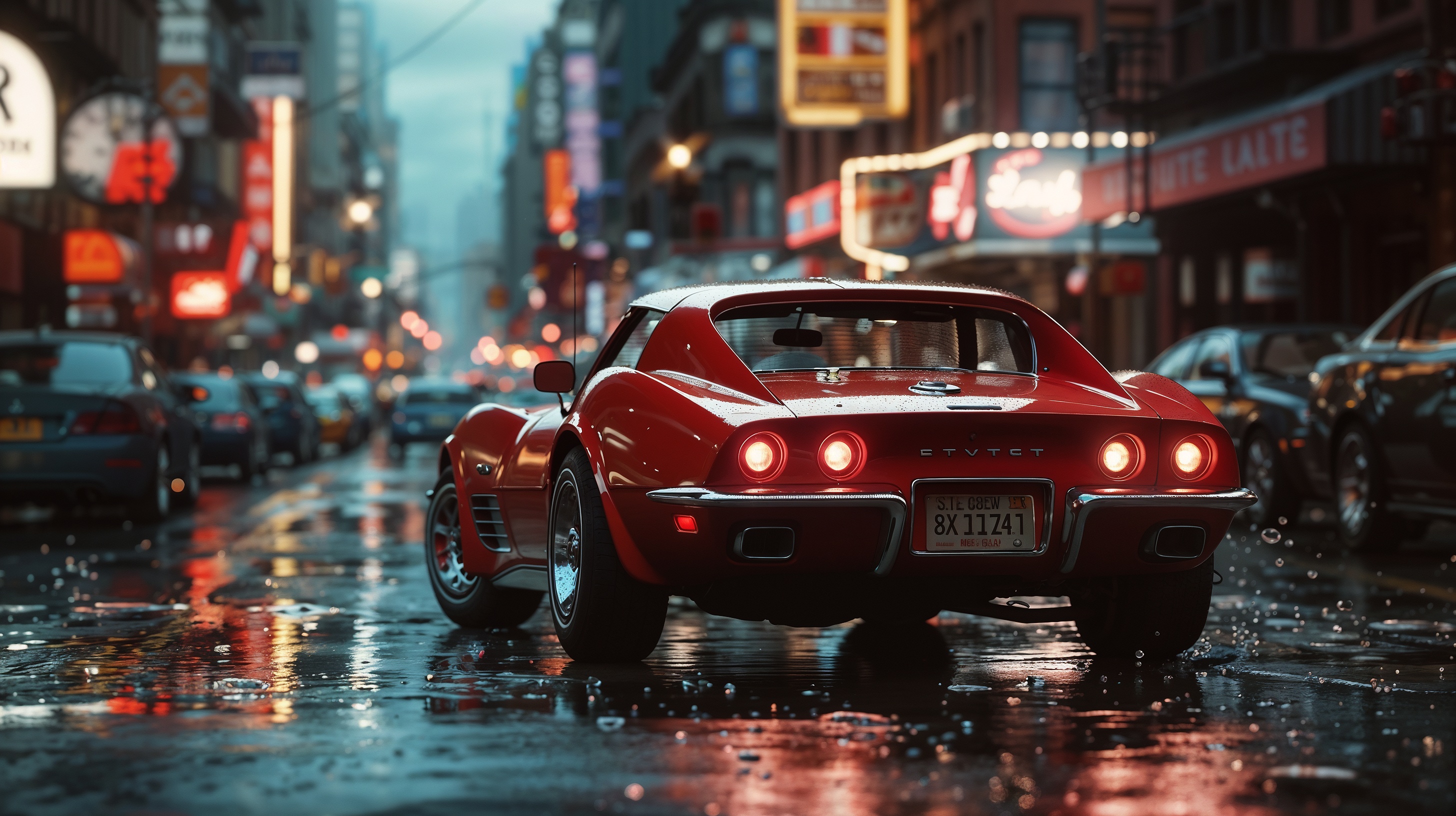 HD Corvette Stingray: Chevrolet’s Classic Muscle Roars Through the City ...