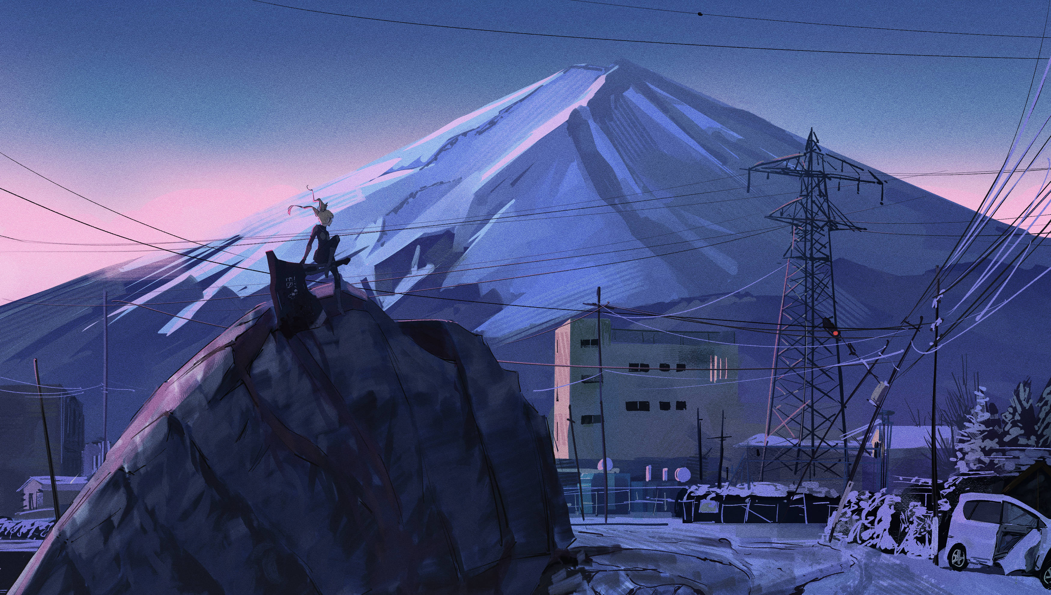 Kaiju No. 8 HD: Kikoru Shinomiya Stands Against the Snowy Mountain ...