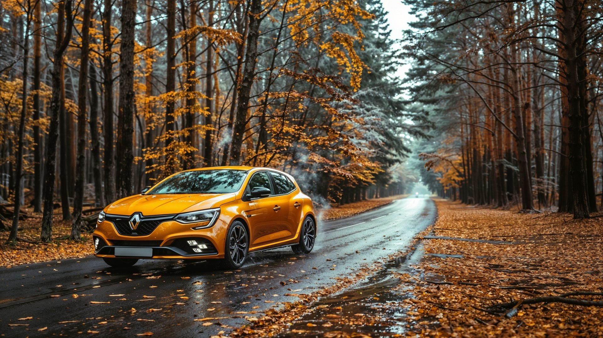Renault Megane RS in Autumn – Stunning HD Car Wallpaper by michaldunaj