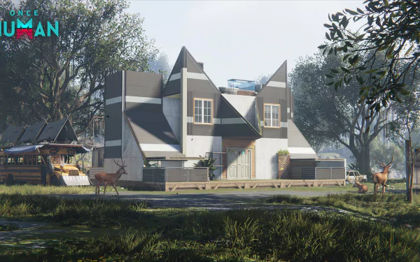 Once Human HD Wallpaper: Epic Video Game Encounter