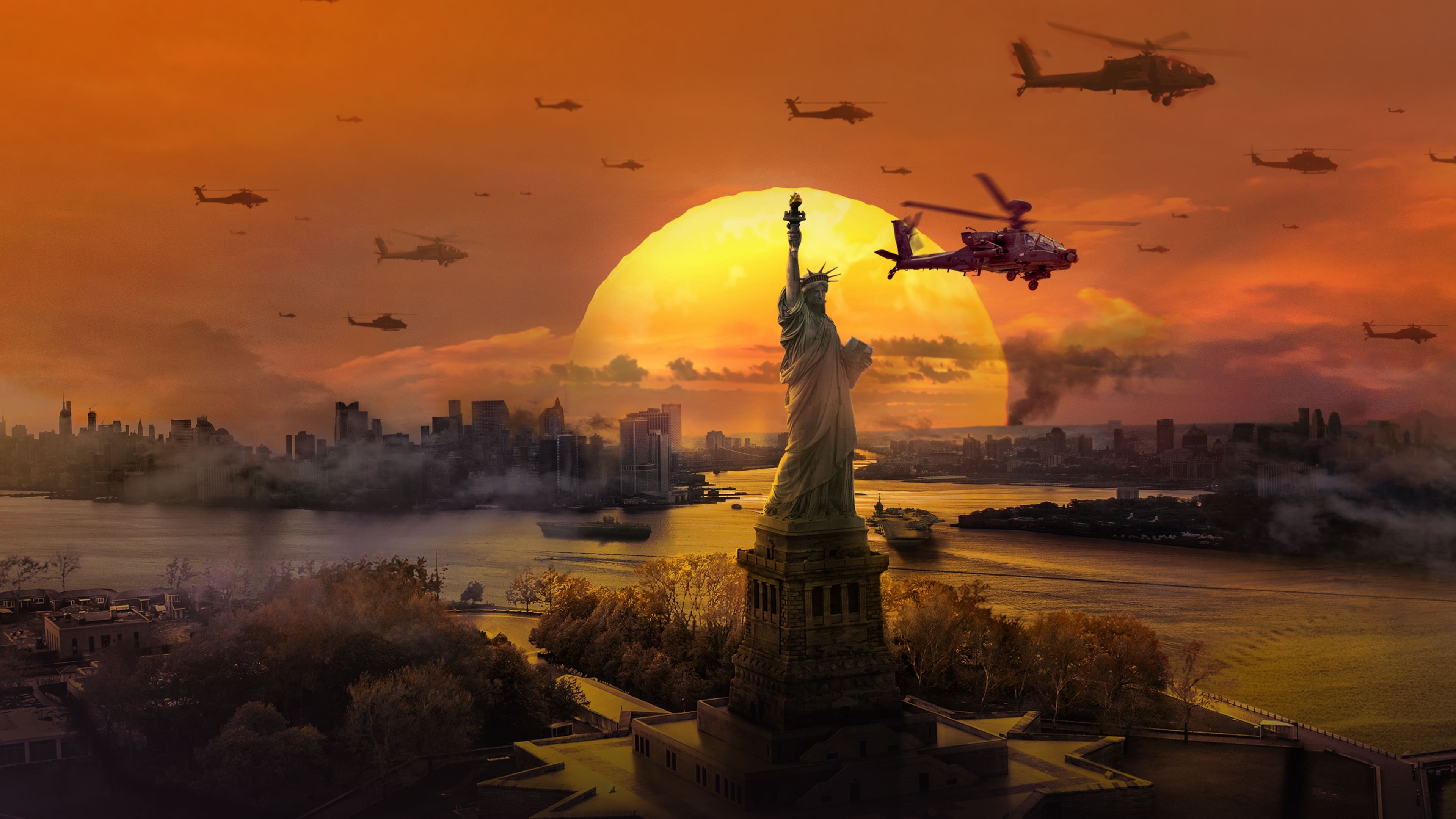 Download Civil War (2024) 4k Ultra HD Wallpaper