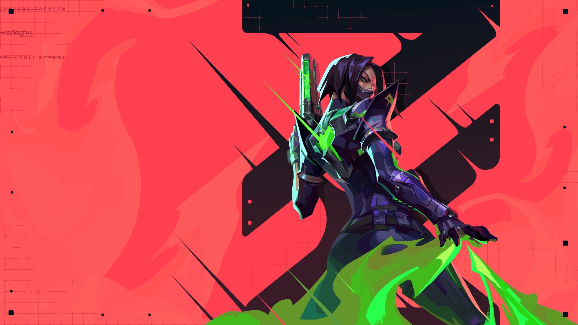 Valorant Neon Vibes - Stunning 4K Ultra HD Wallpaper