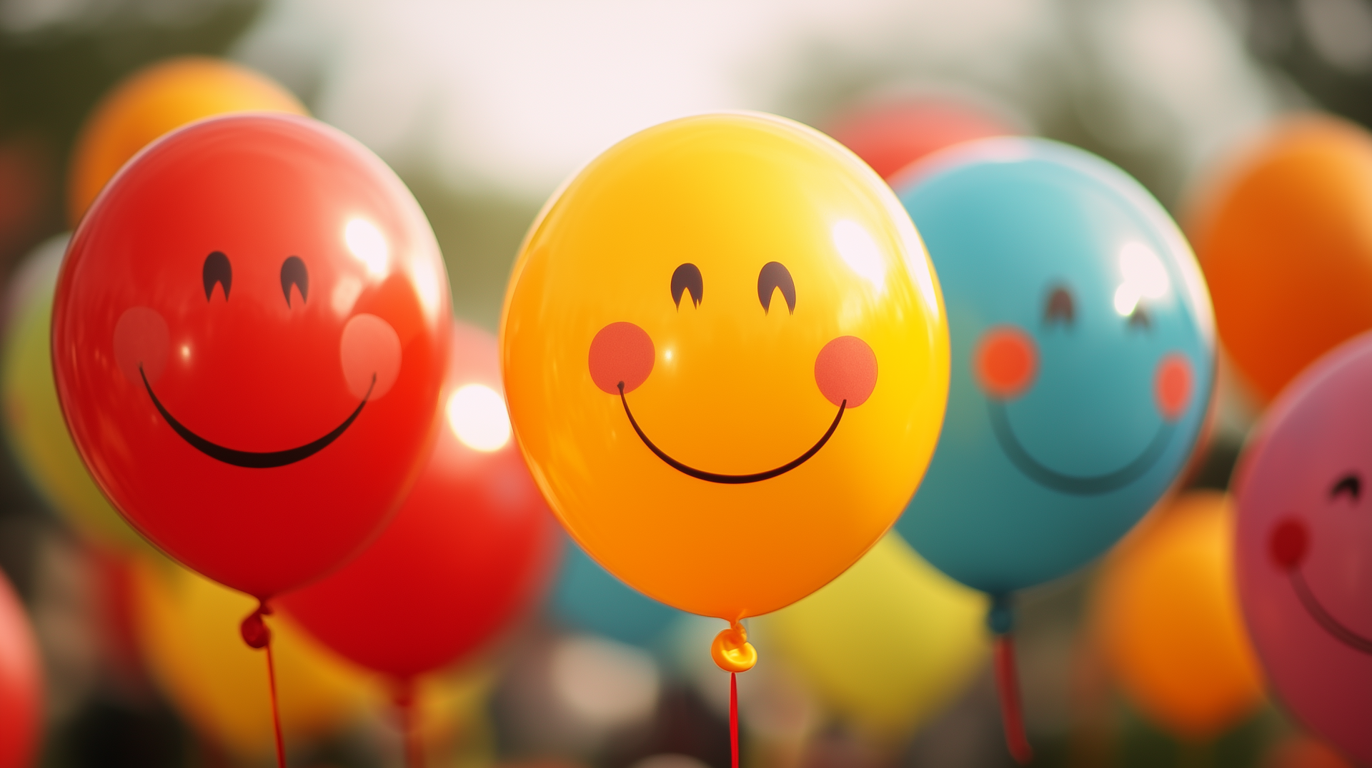 Joyful Moments: A Happy Balloon HD Wallpaper by robokoboto