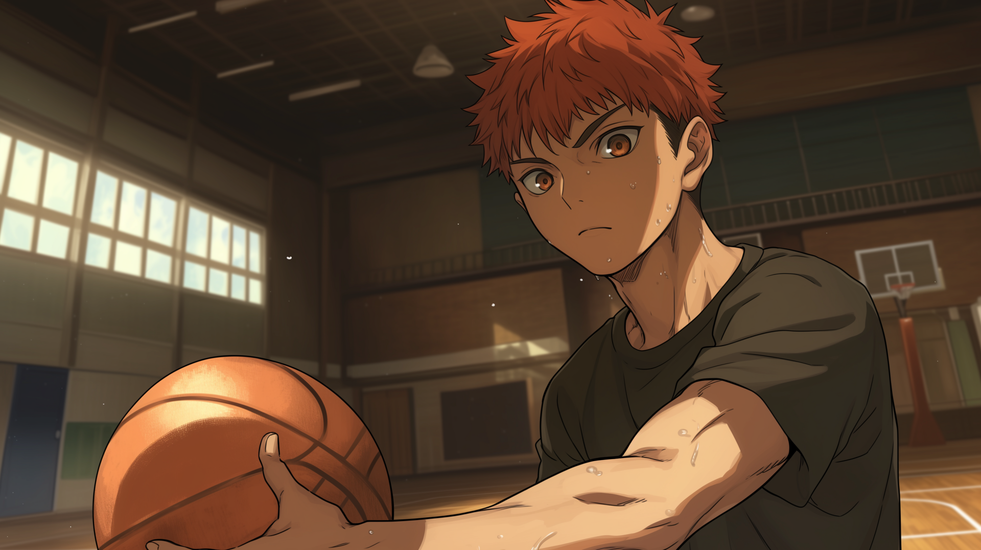 Hanamichi Sakuragi HD Wallpaper from Slam Dunk Anime by patrika