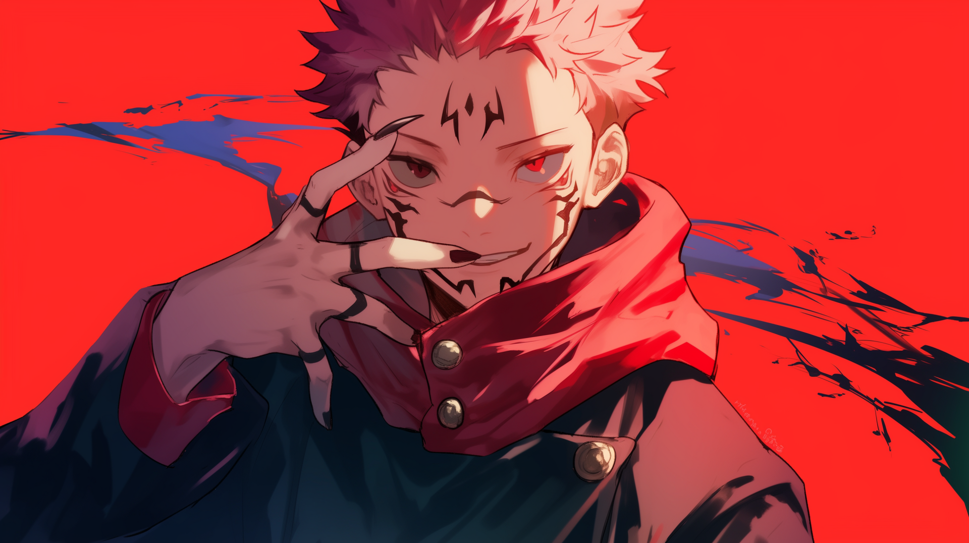 HD Wallpaper of Sukuna from Jujutsu Kaisen by patrika
