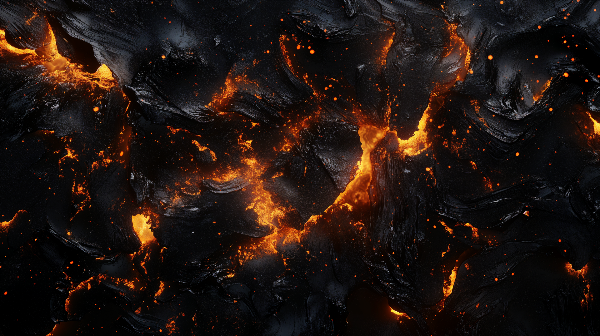 Artistic Dark Lava: Stunning 4K Ultra HD Wallpaper by robokoboto