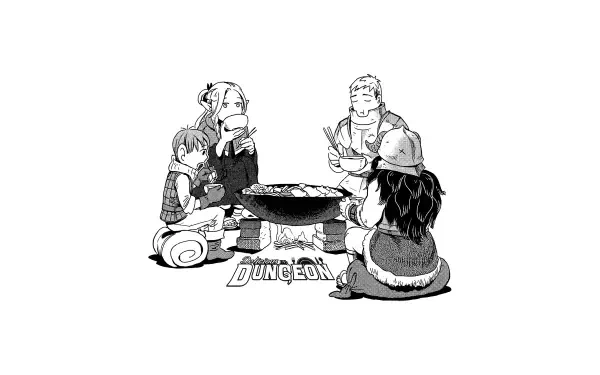 Delicious in Dungeon 4K HD Wallpaper Manga by PaulAbstract