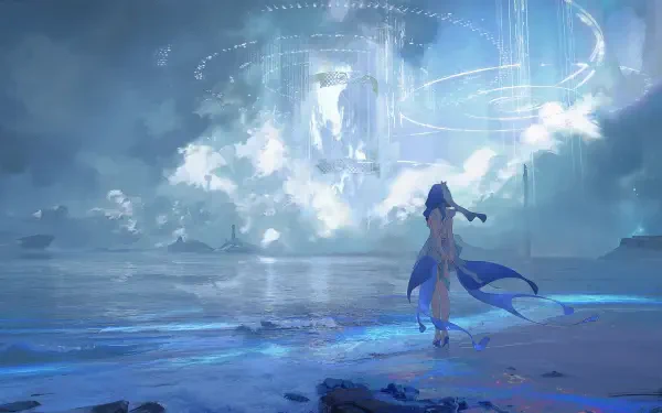 Shorekeeper HD Wallpaper - Wuthering Waves Adventure