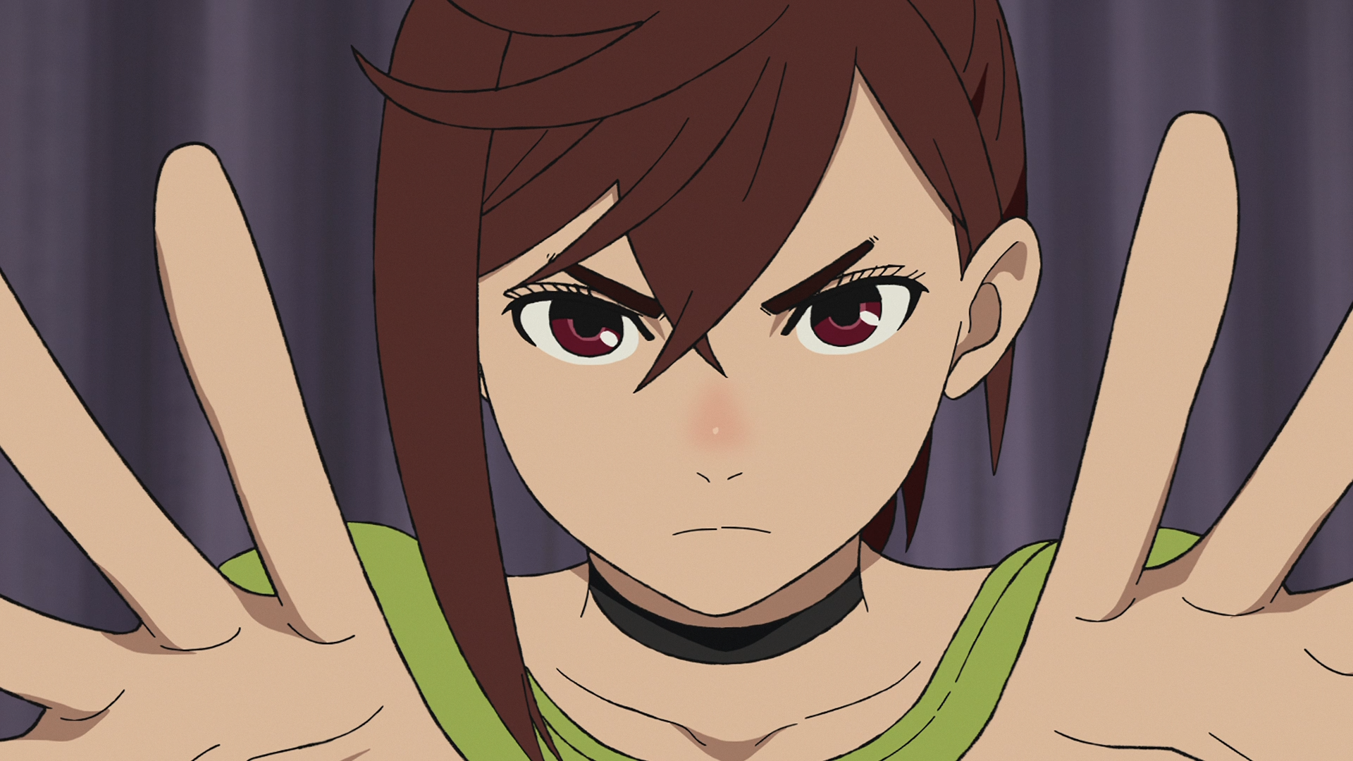 Momo Ayase HD Wallpaper – Dandadan Anime Power Shot