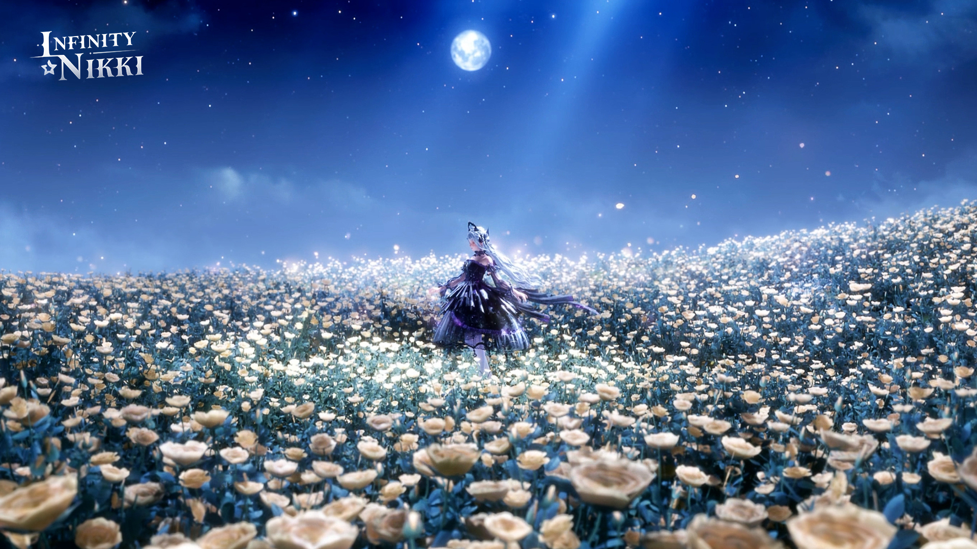 Infinity Nikki HD Wallpaper: Enchanted Flower Fields