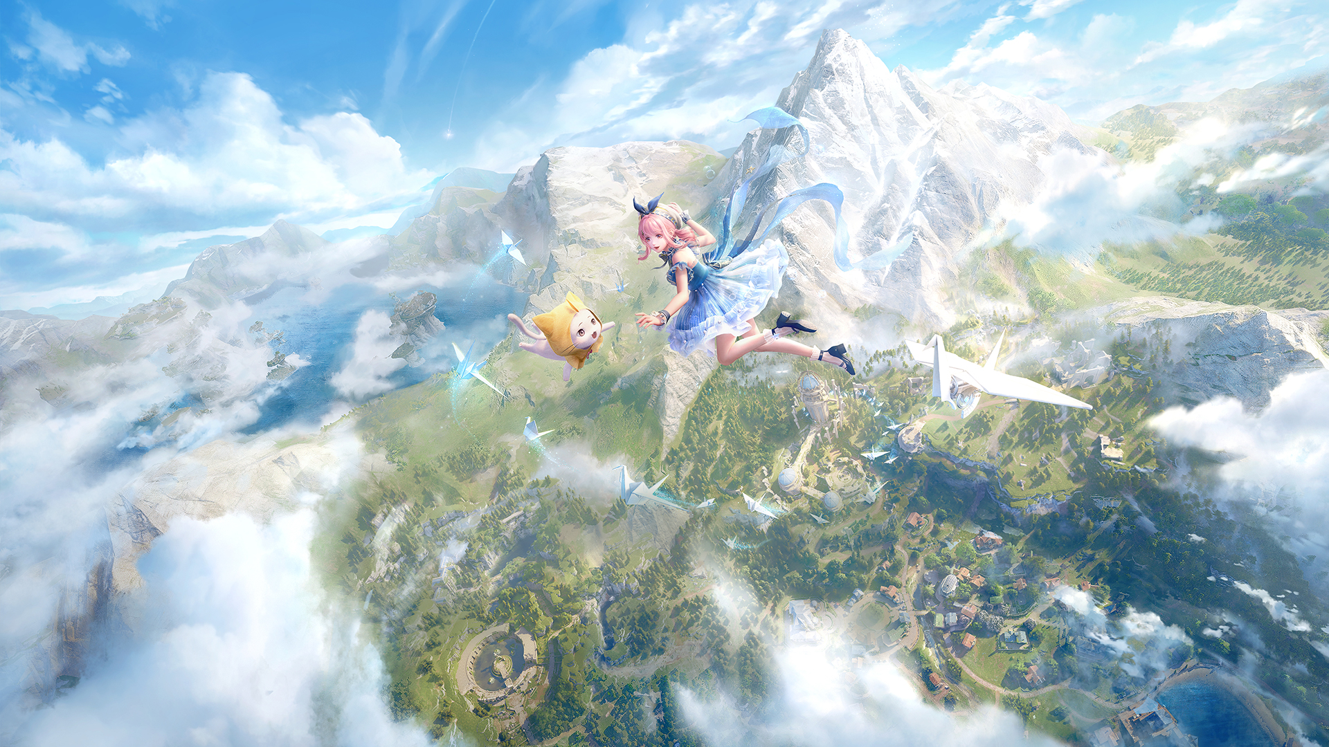 Infinity Nikki HD Wallpaper: A Soaring Adventure in the Skies