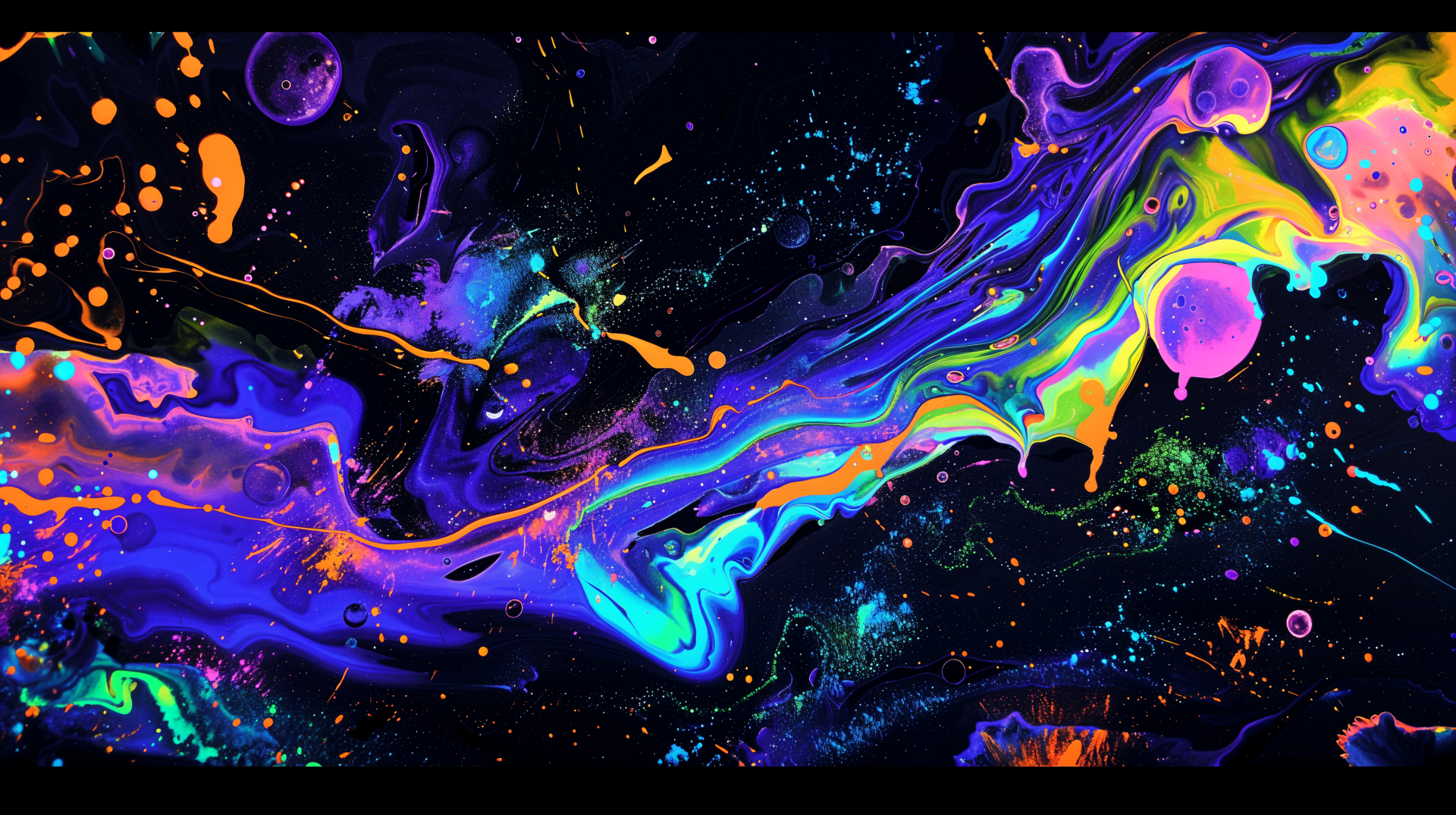Vibrant Liquid Abstract: A 4K Ultra HD Wallpaper Experience by robokoboto