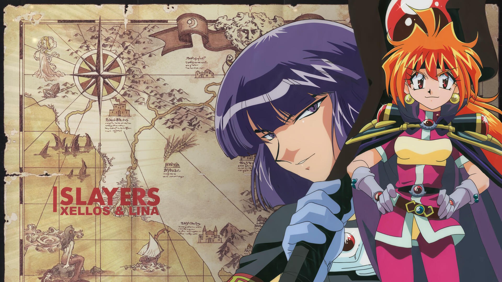 Download Anime Slayers Xelloss Lina Inverse HD Wallpaper