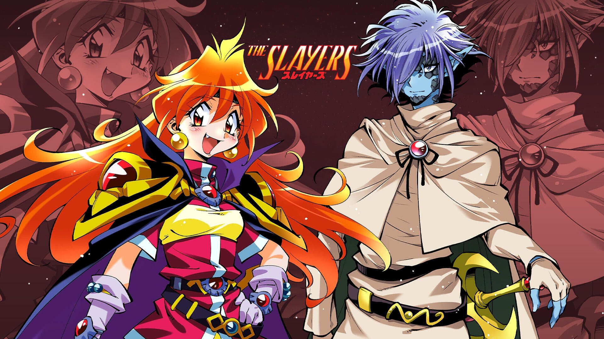 The Slayers HD Anime Wallpaper: Legendary Magic & Adventure