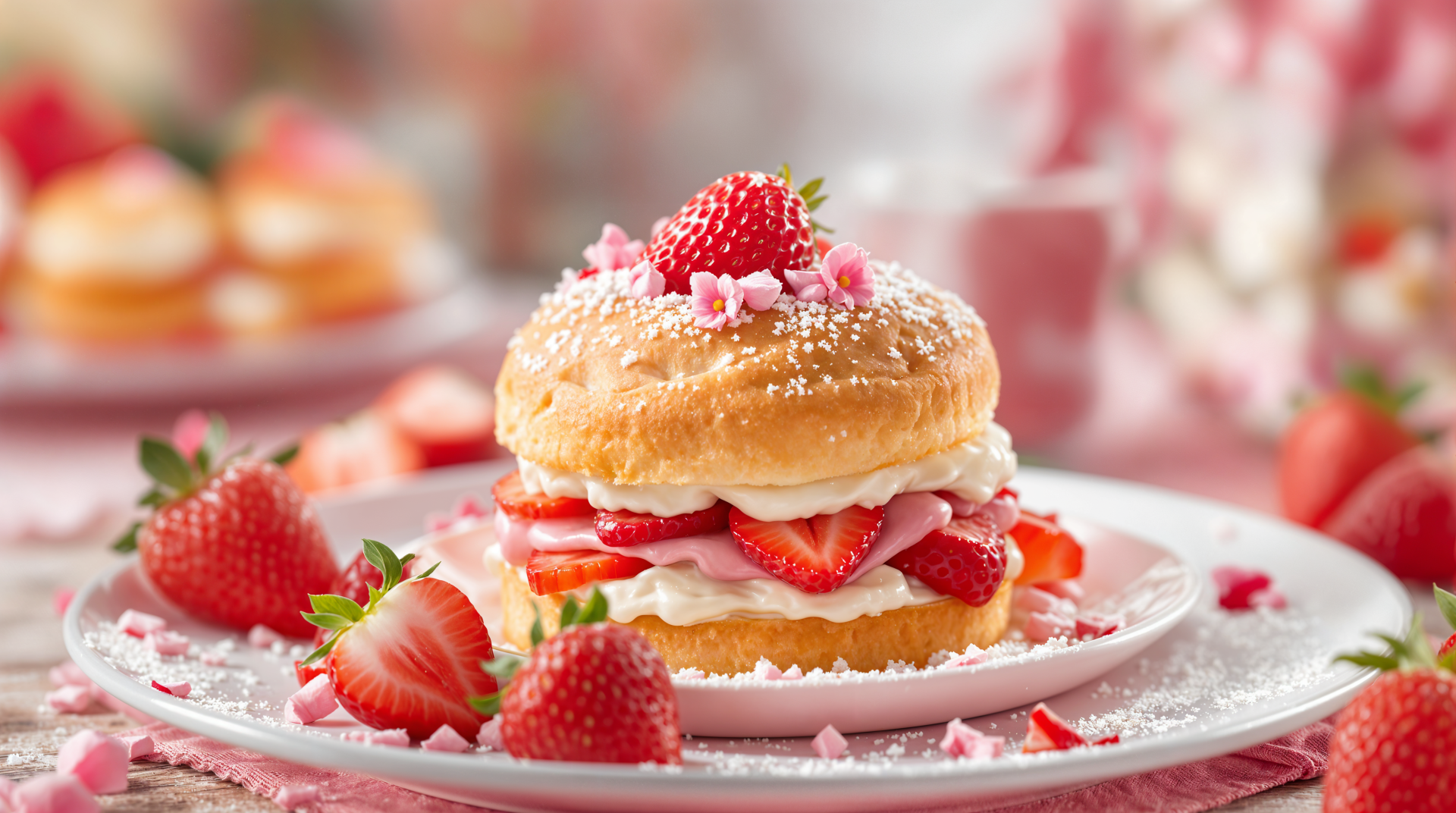 Strawberry Dessert - Desktop Wallpapers, Phone Wallpaper, PFP, Gifs ...