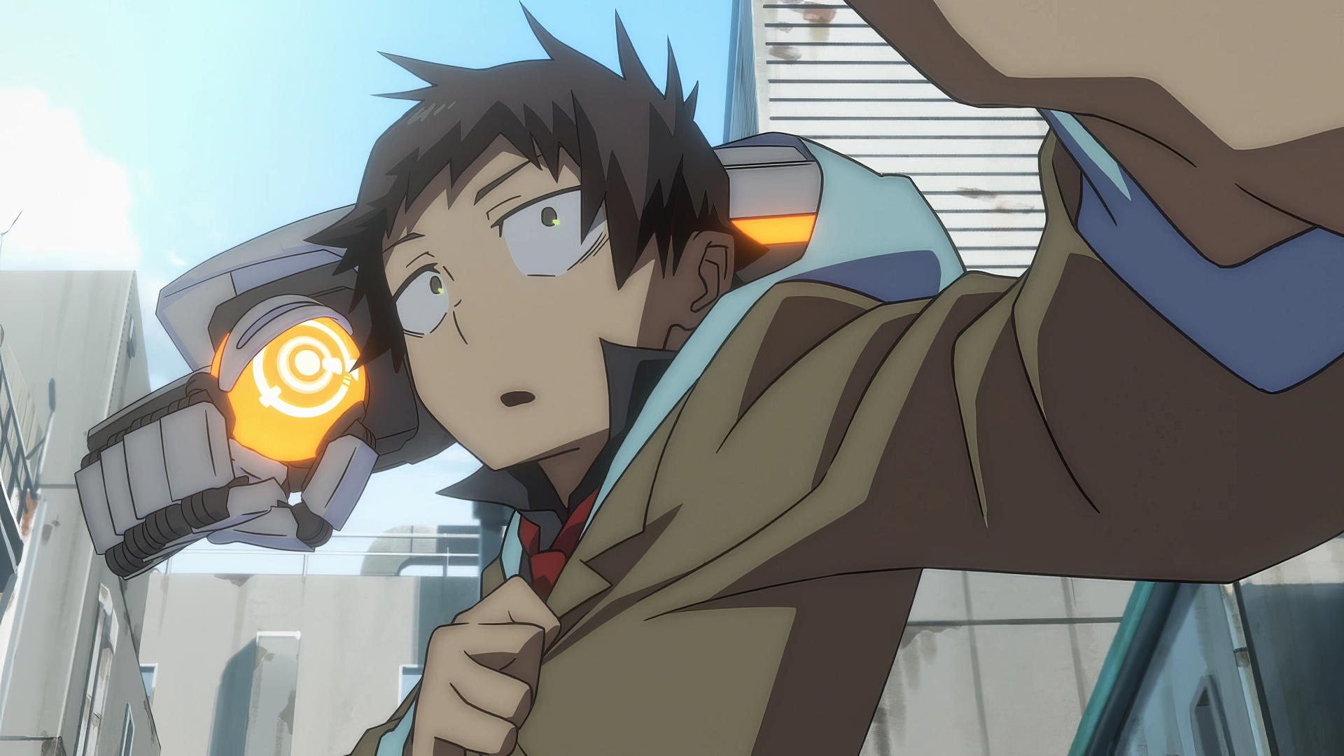 HD Wallpaper: Anime Hero with Mechanical Arms