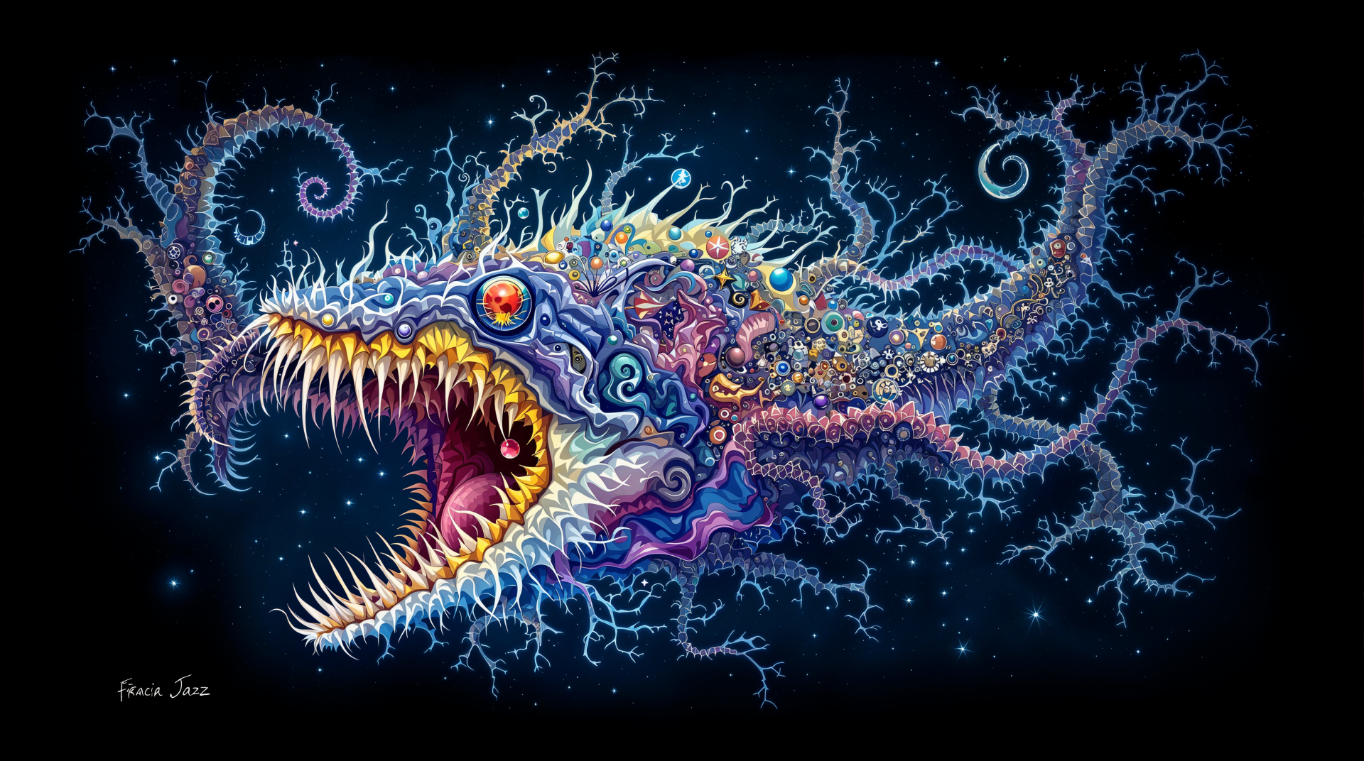 Mesmerizing Deep Sea Creature in 4K Ultra HD by QuantumCurator