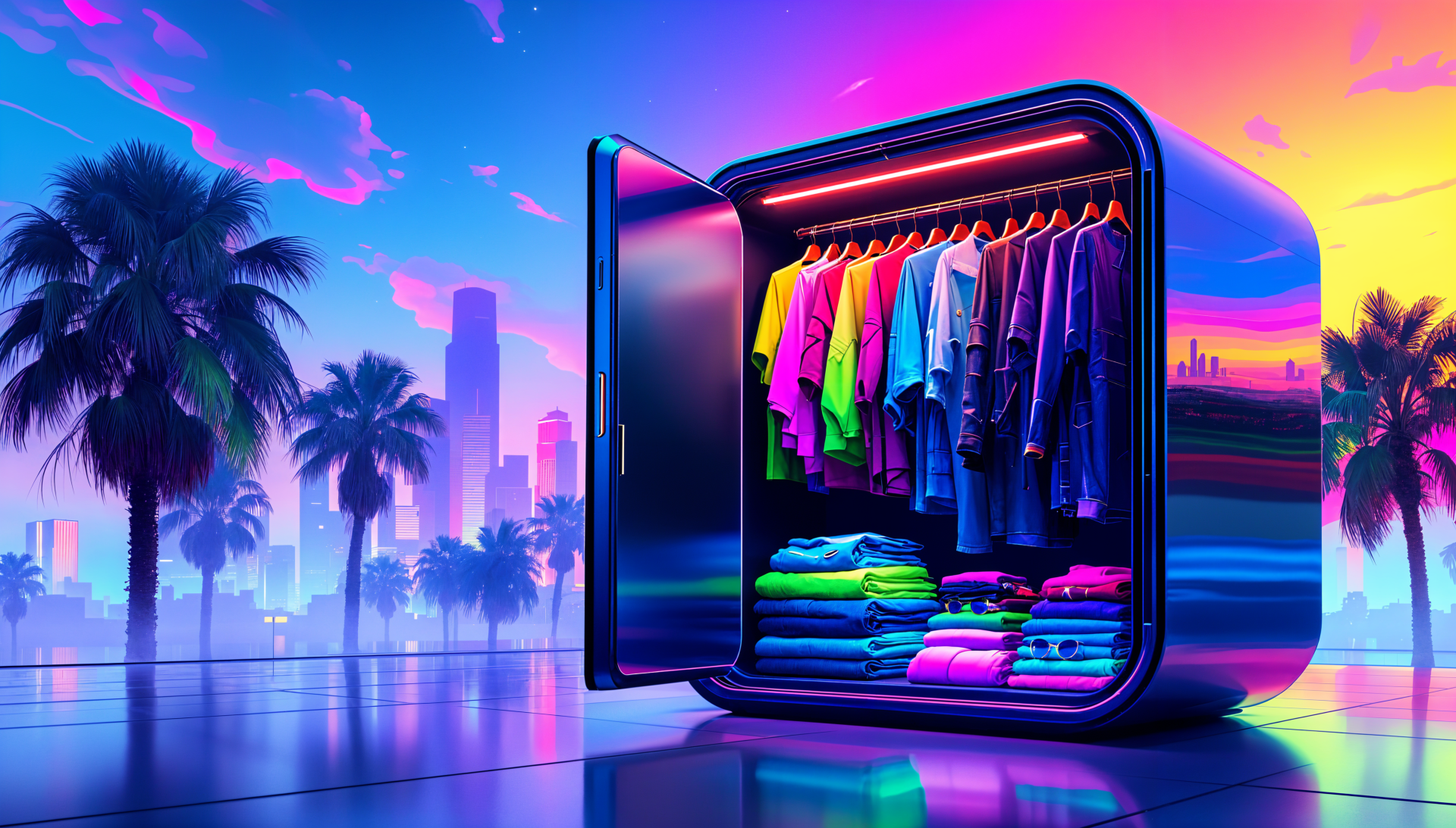 **Vibrant Capsule Wardrobe in 4K Ultra HD** by QuantumCurator