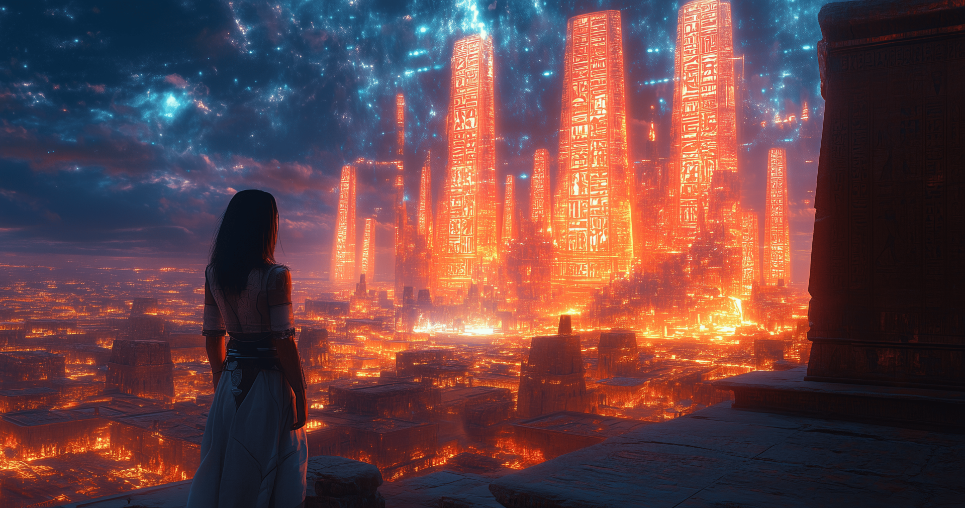 Download AI Art Woman HD Wallpaper | 3040x1600 | Wallpaper Abyss