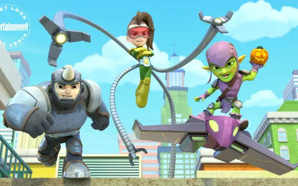 Spidey and His Amazing Friends HD Wallpaper