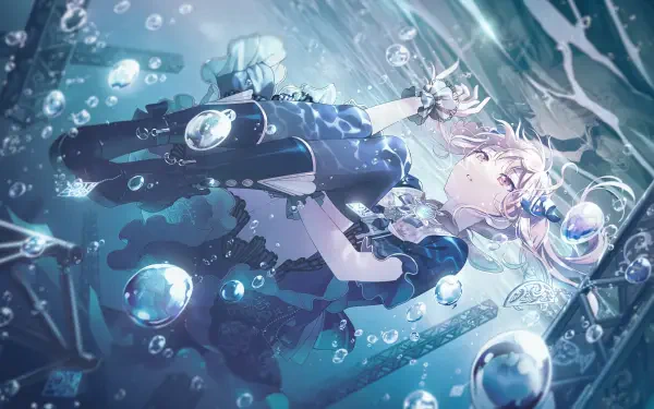 PJSK HD Wallpaper: Enchanting Underwater Serenity