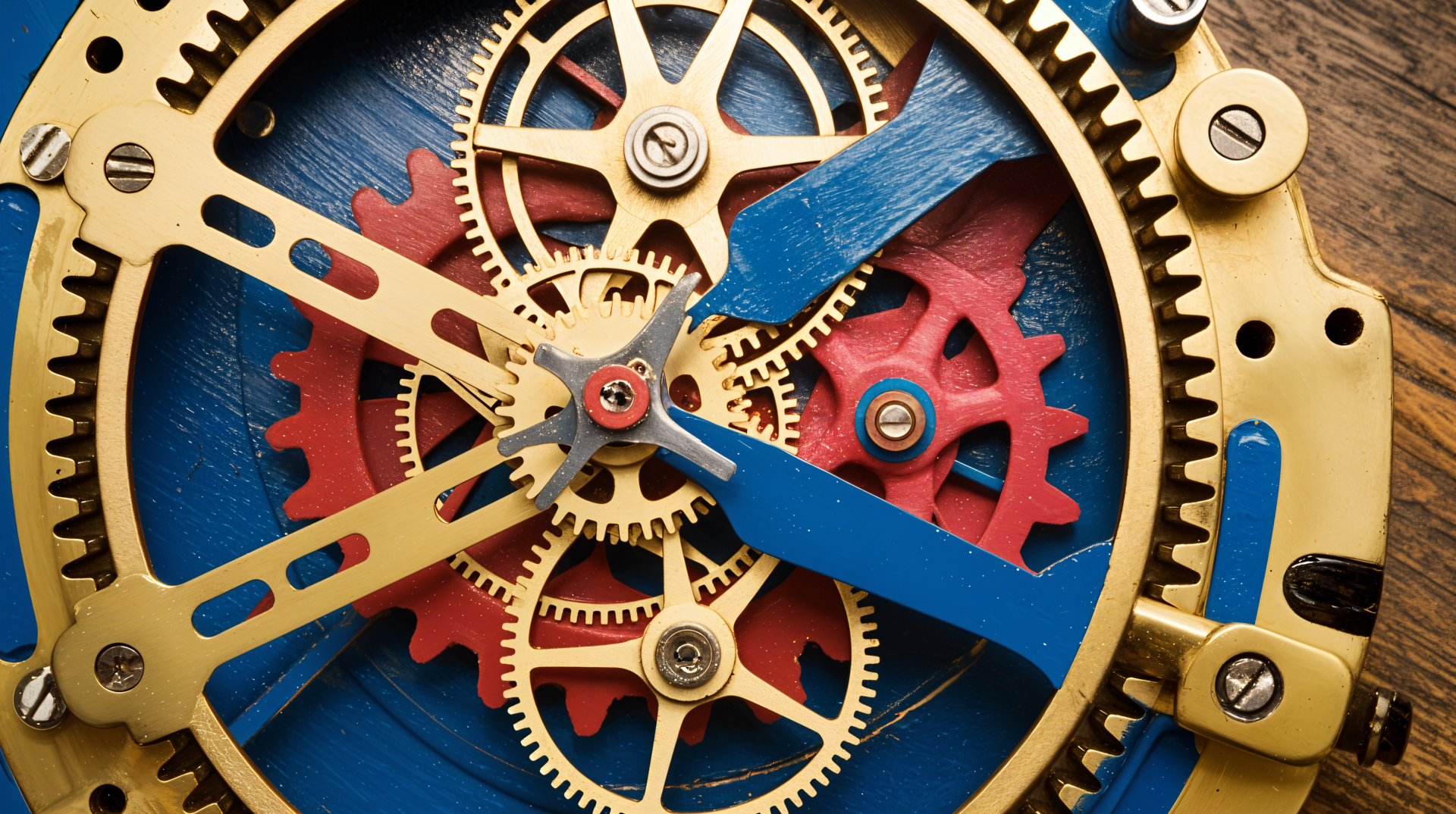 Elegant Clockwork Mechanism - 4K Ultra HD Wallpaper by QuantumCurator