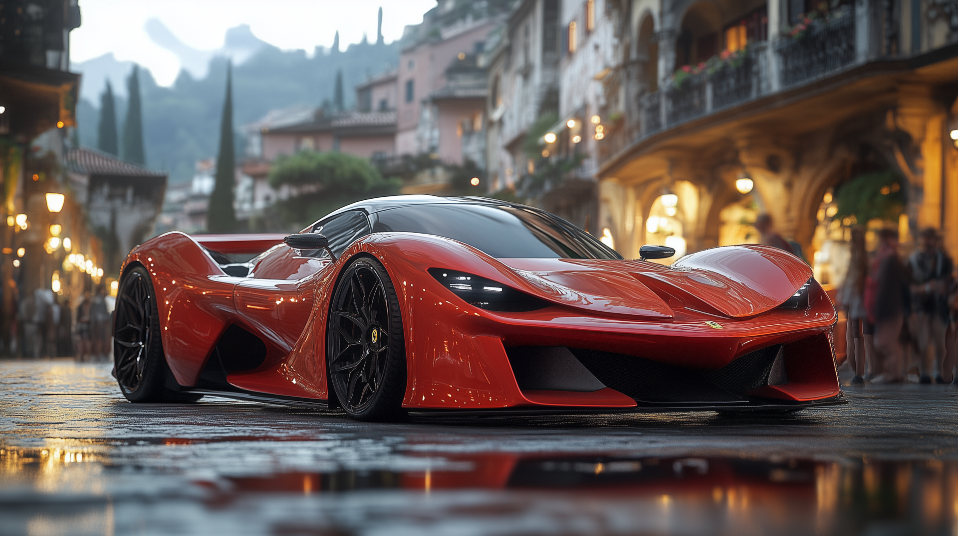 Ferrari Vision Concept — 2K Quad HD Wallpaper by michaldunaj