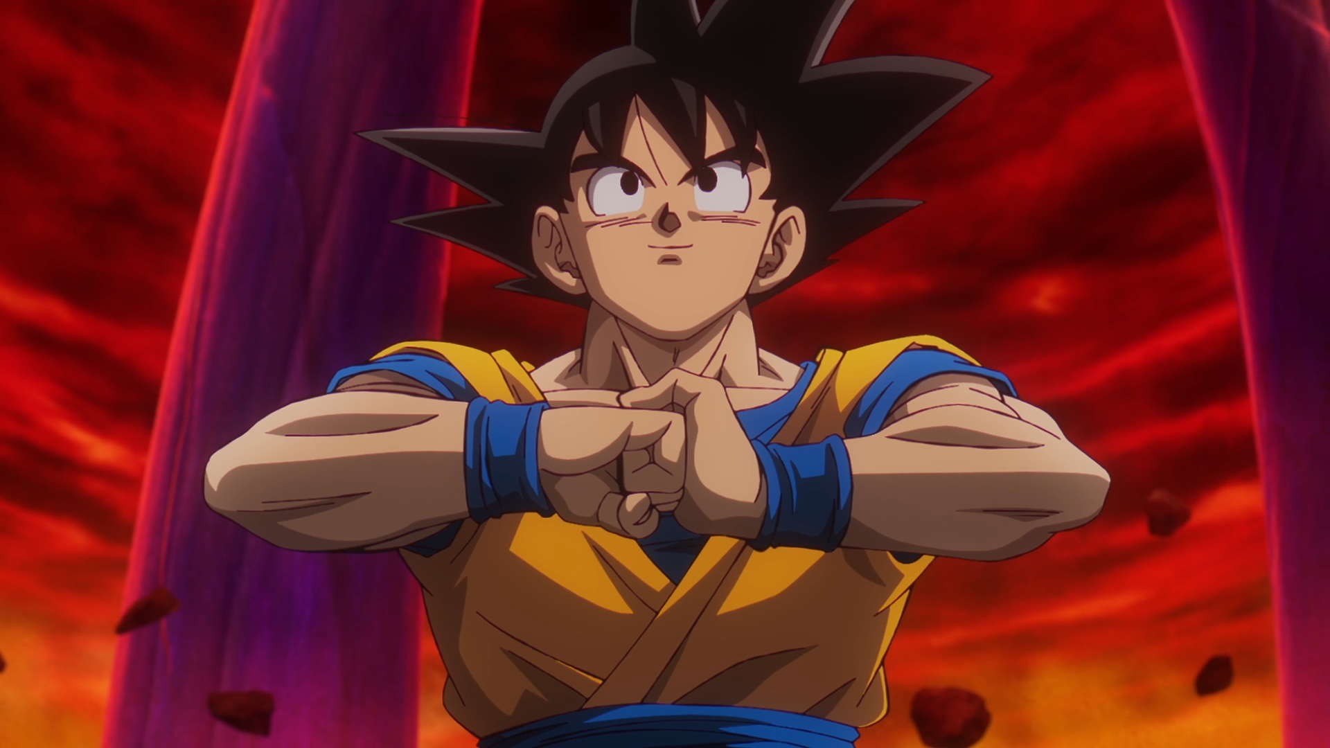 Goku Power-Up | Dragon Ball DAIMA HD Anime Wallpaper | 1920x1080 ...