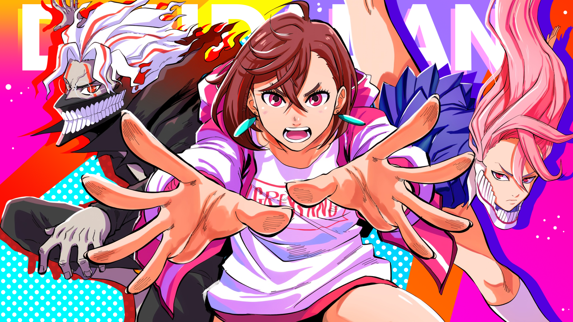 Dandadan Anime HD: Momo Ayase, Aira Shiratori & Ken Takakura — Epic ...