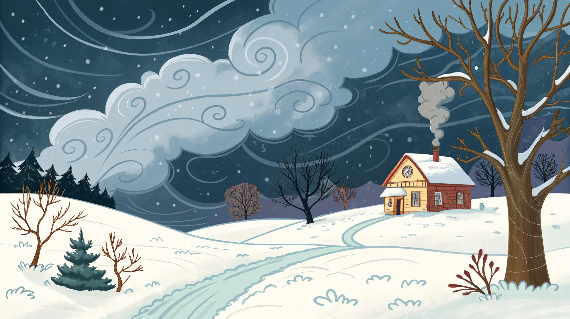 Blizzard Serenity - 4K Ultra HD Winter Wonderland Wallpaper by ...