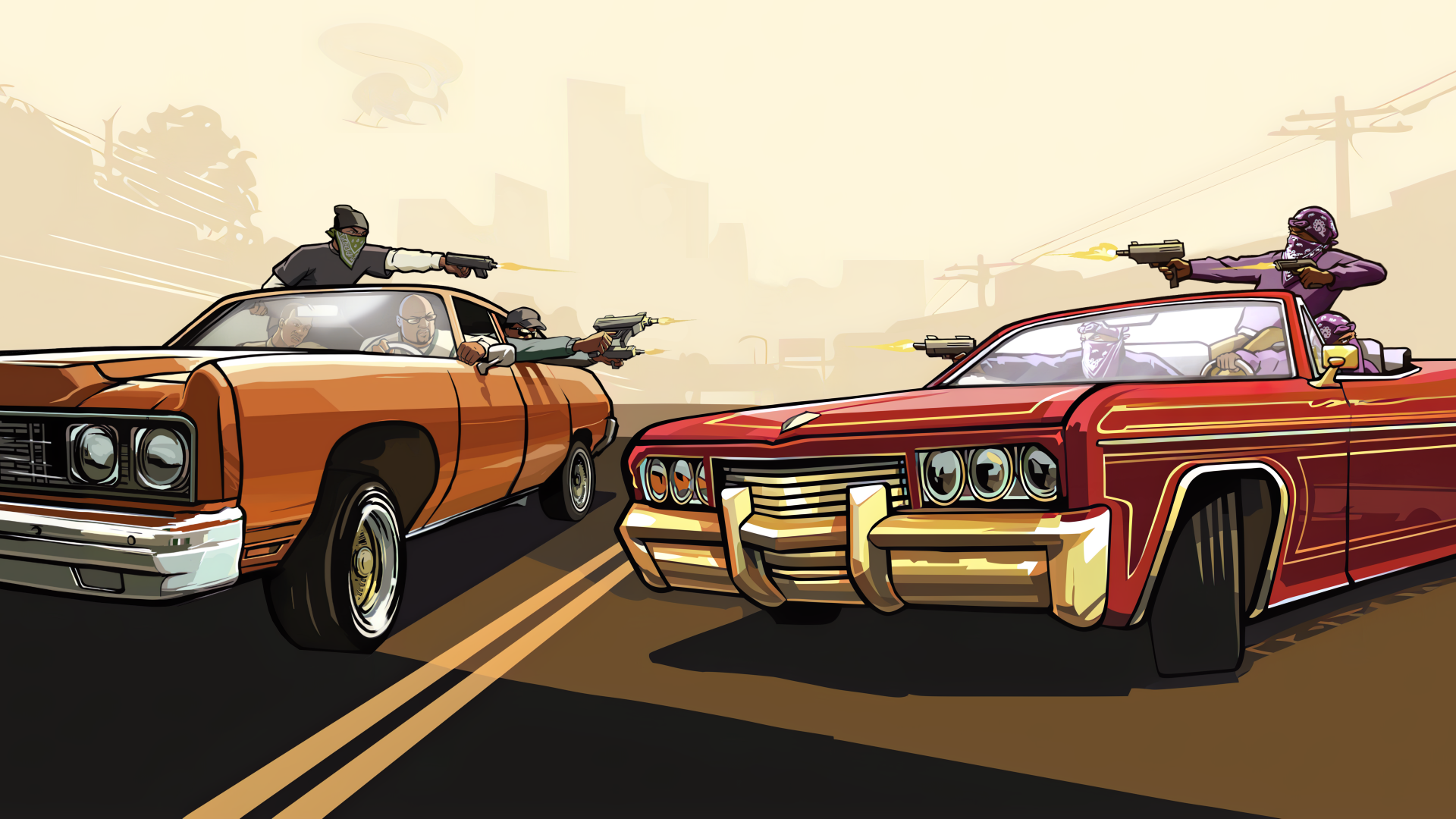 Grand Theft Auto: San Andreas - 4K Ultra HD Gangster Wallpaper