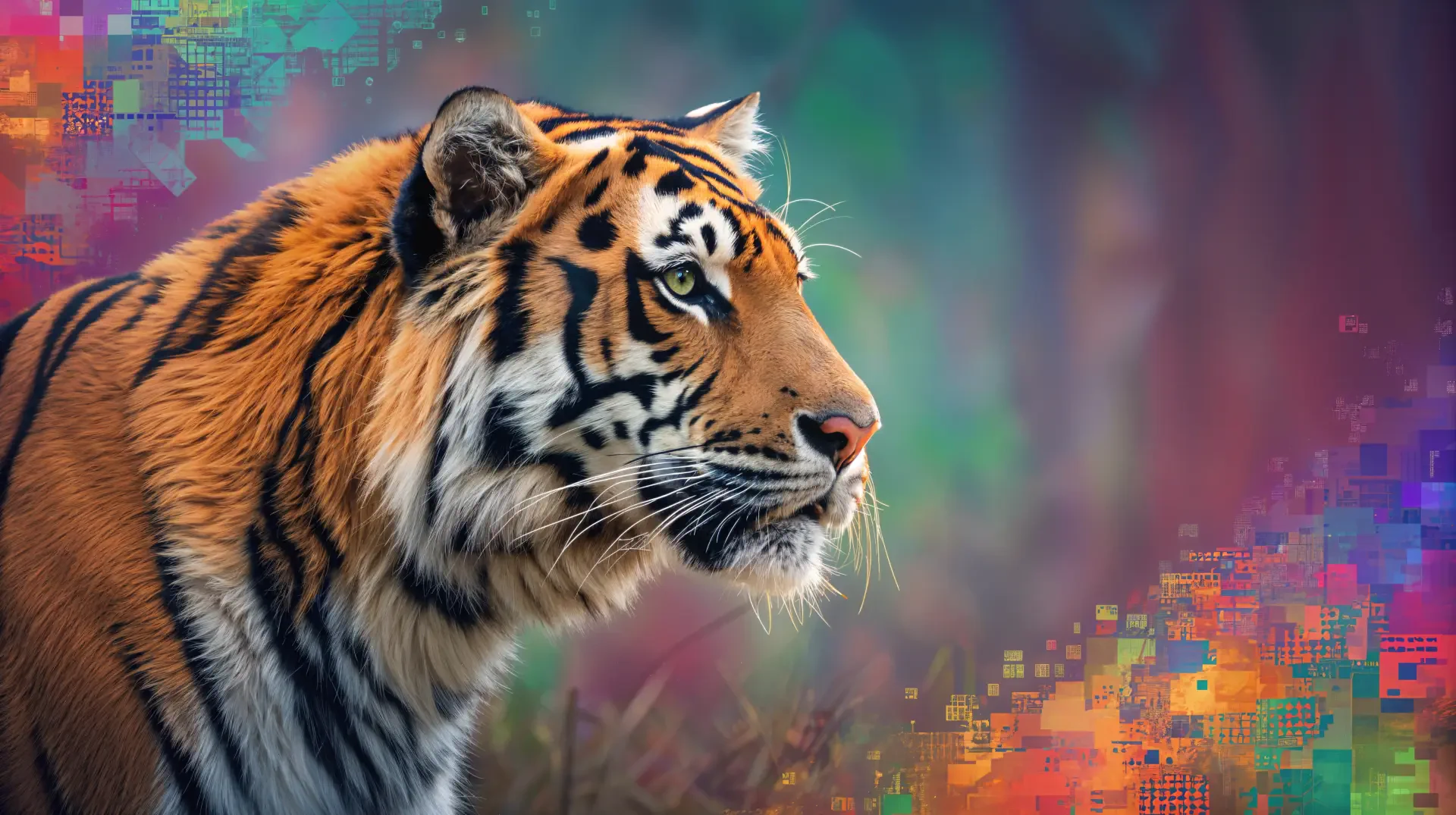 Bengal Tiger in Stunning 4K Ultra HD Wallpaper by QuantumCurator