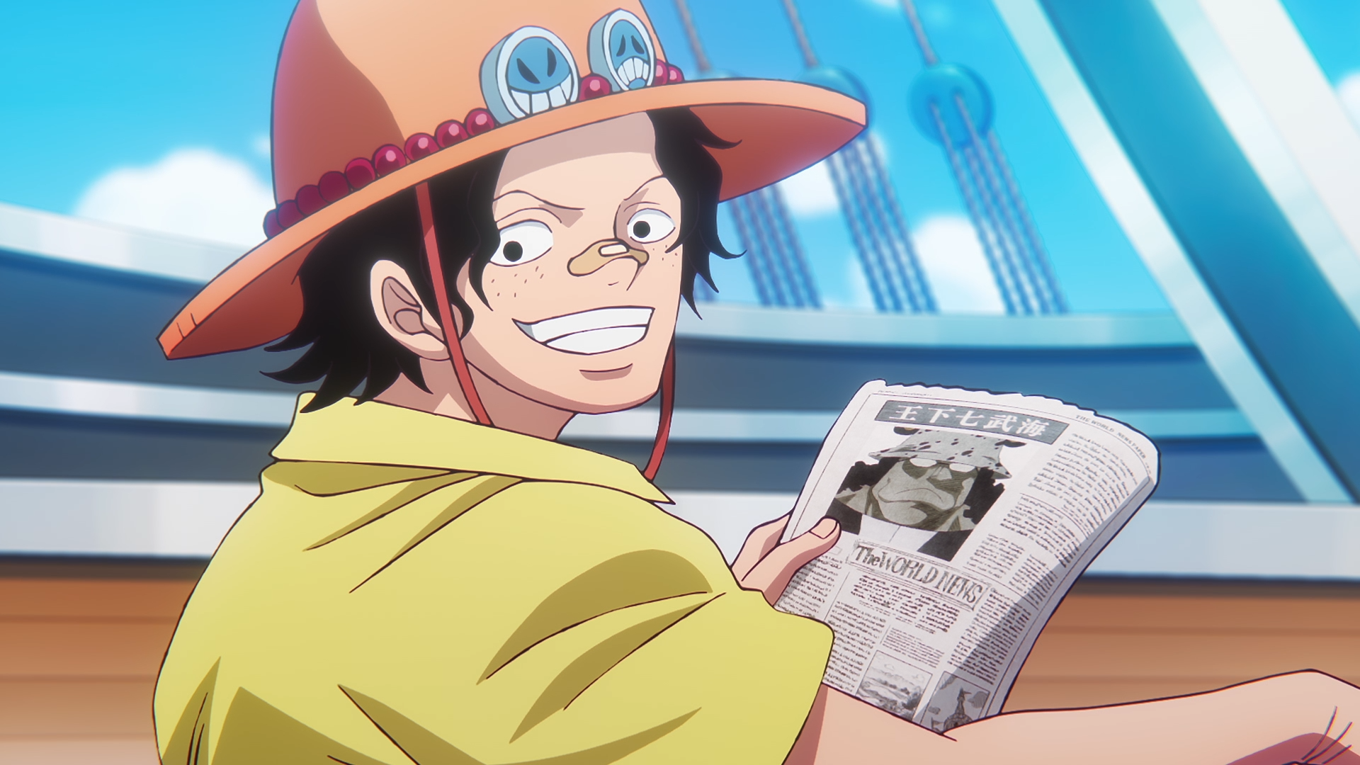 Ace — Flamebound Smile | One Piece HD Wallpaper | 1920x1080 | Wallpaper ...