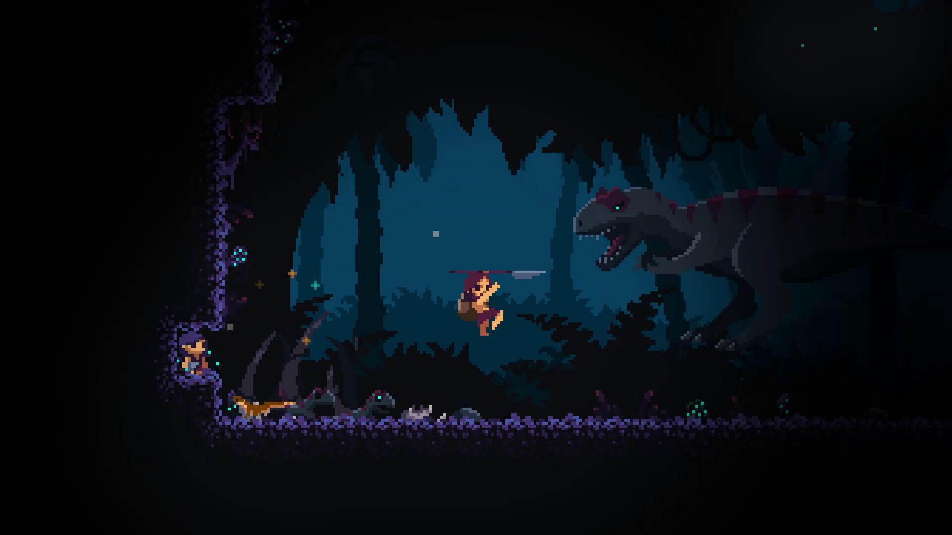 Primal Planet Adventure: Epic HD Video Game Wallpaper