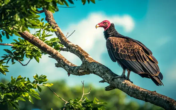 Majestic Vulture in 4K Ultra HD Wallpaper by QuantumCurator