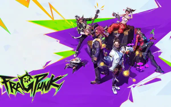 FragPunk 4K Ultra HD Wallpaper: Intense Showdown in a Vibrant World