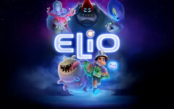 Elio (2025) Logo | Stunning 8K Ultra HD Wallpaper from Disney Pixar