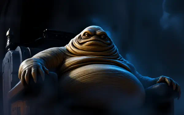 Jabba the Hutt 4K Ultra HD Wallpaper – Stunning Galactic Overlord ...