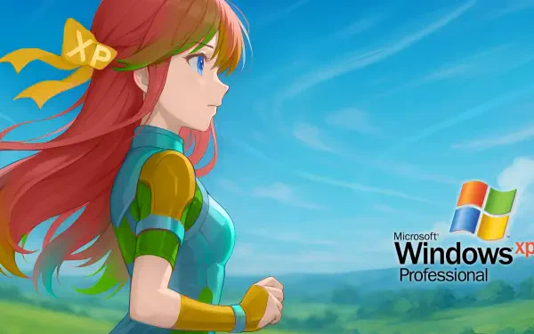 Nanami Madobe - Windows 7 Anime OS-Tan HD Wallpaper