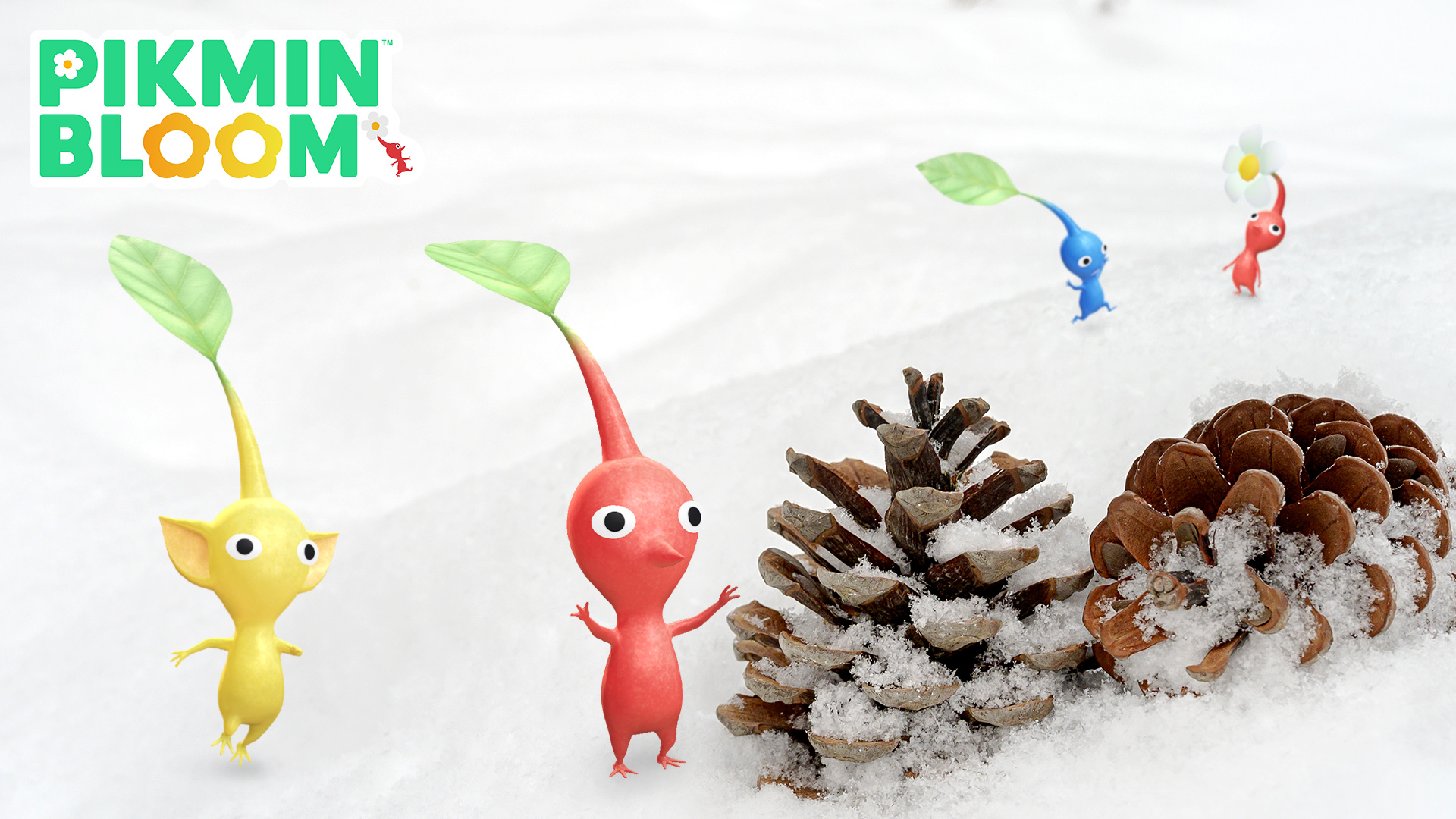 Pikmin: Snowy Pinecone Adventure — HD Wallpaper