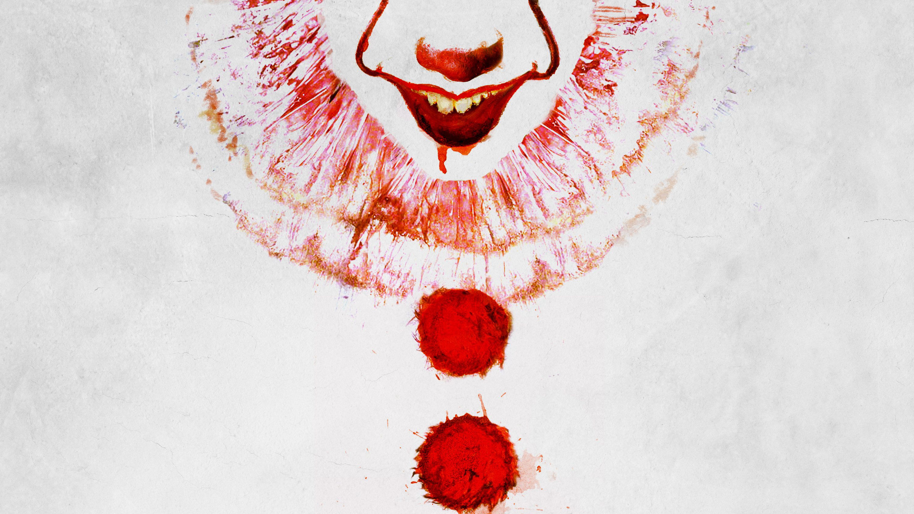It (2017) HD Wallpaper — Pennywise: The Red Smile