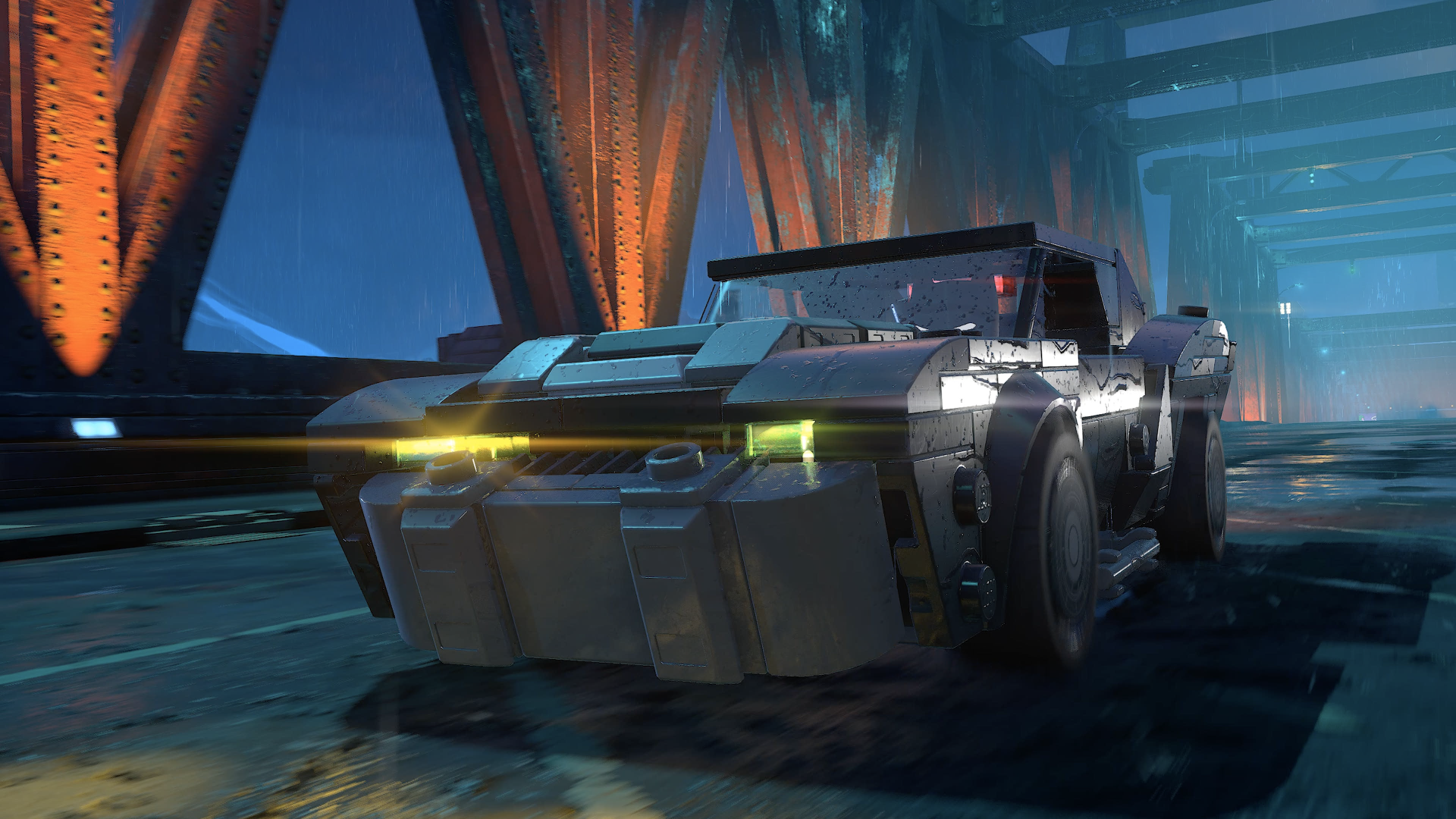 LEGO Batman: Legacy of the Dark Knight — Batmobile 4K Ultra HD Wallpaper