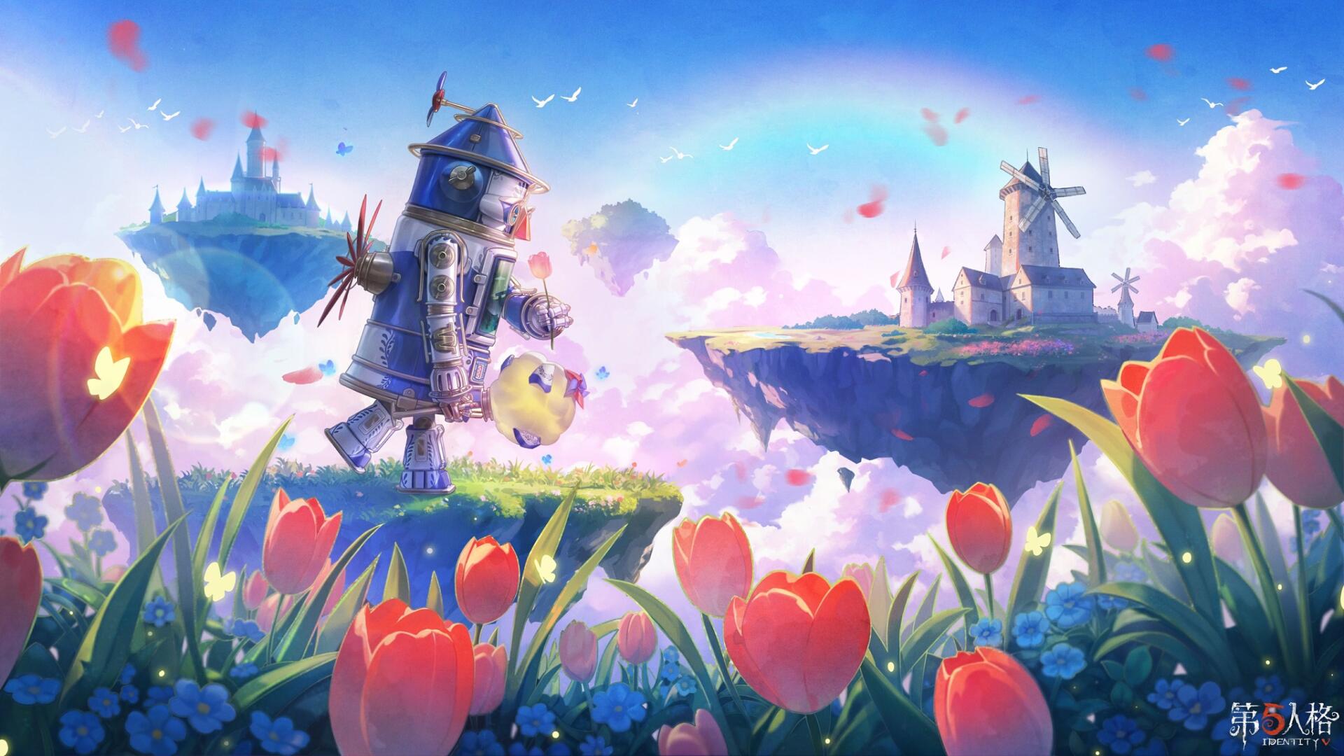 Identity V: Skybound Tulip Isle (HD Wallpaper)