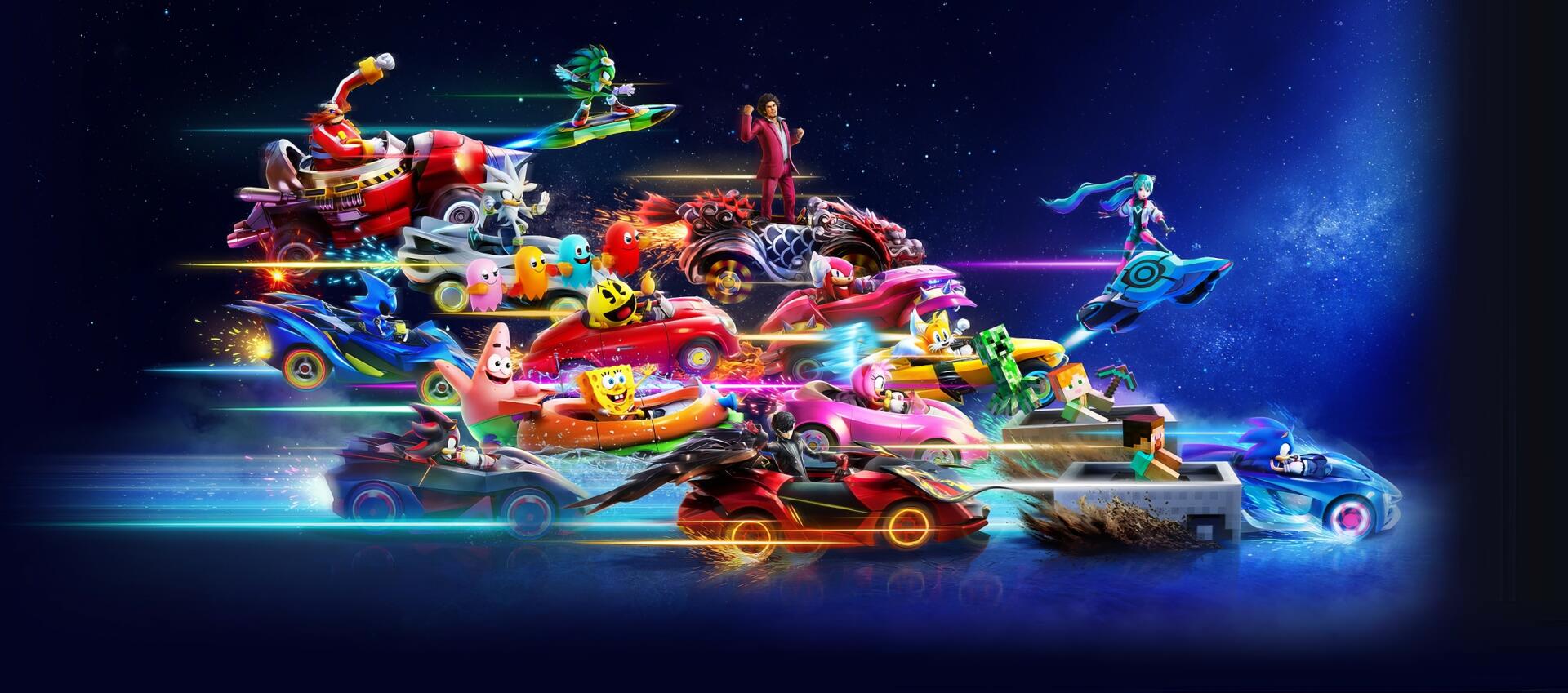 Sonic Racing: CrossWorlds — HD Racing Heroes Wallpaper
